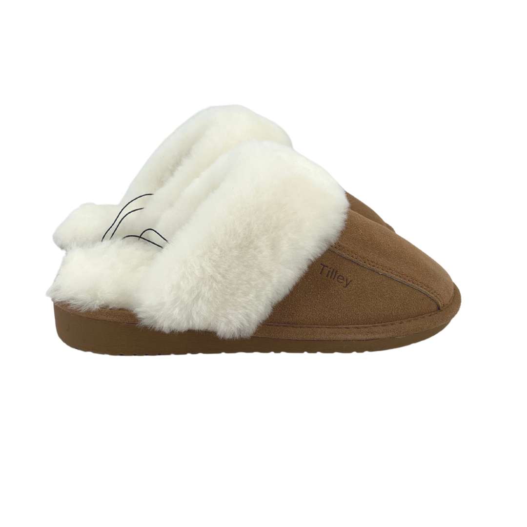 Tilley Women’s Cognac Slippers / Various Sizes – CanadaWide Liquidations