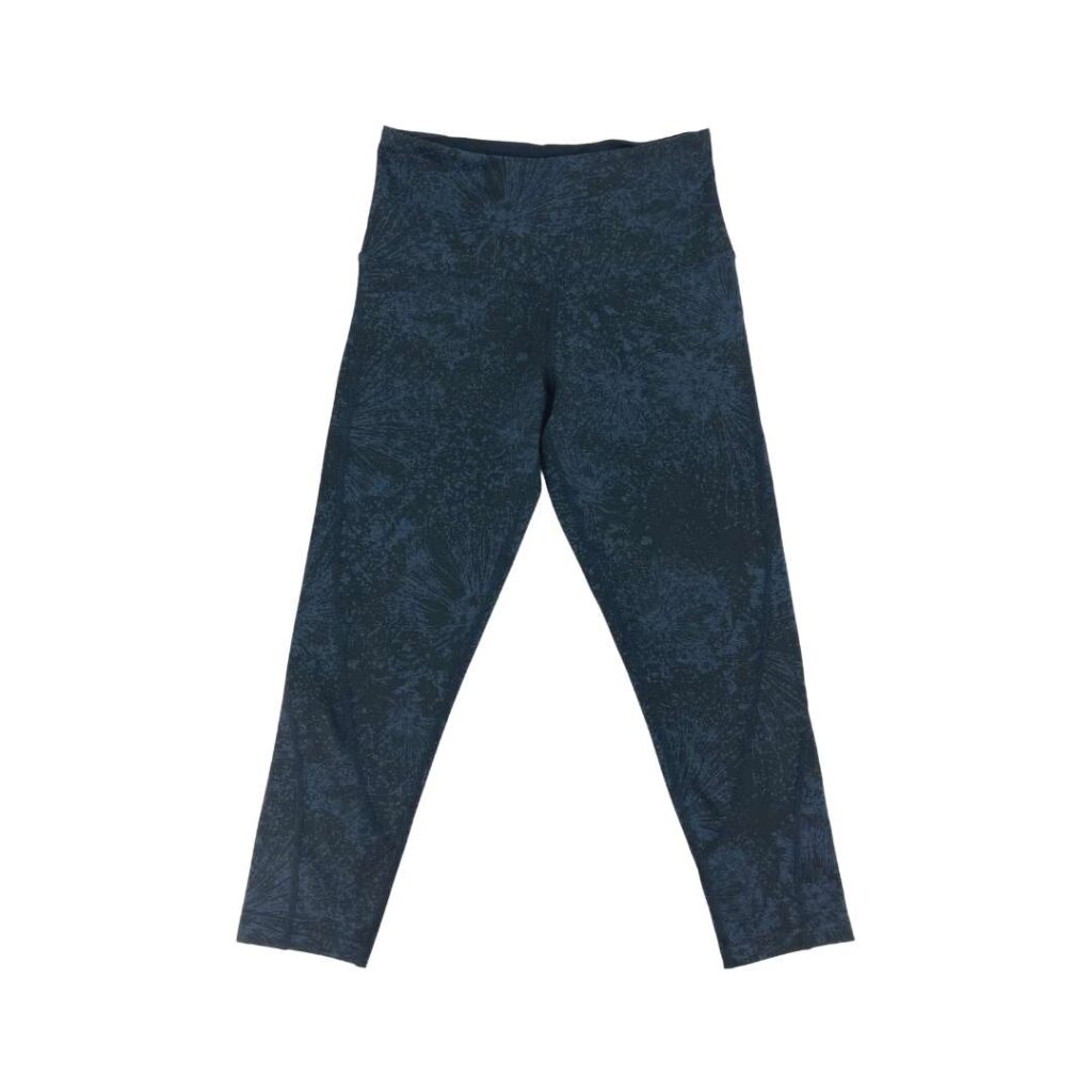 Tuff Athletics Women’s Black & Blue Cropped Leggings / Various Sizes ...