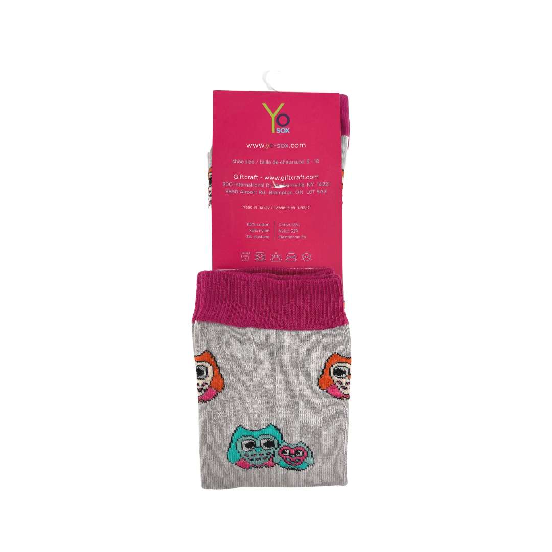 Yo Sox Women’s Owl Themed Knee High Socks / Size 6-10 – CanadaWide ...