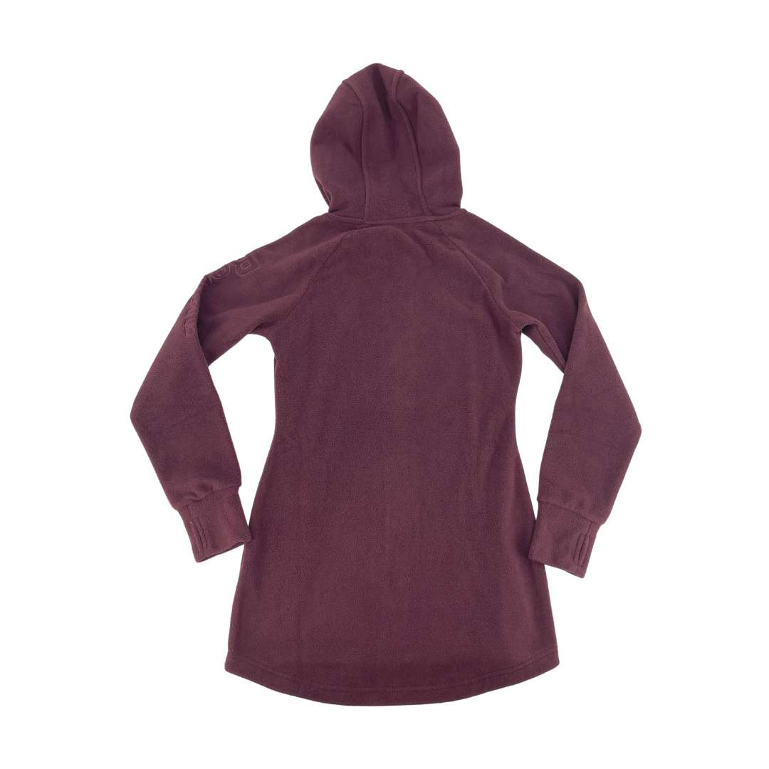 Bench Women’s Long Purple Fleece Zip Up Sweater / Various Sizes ...