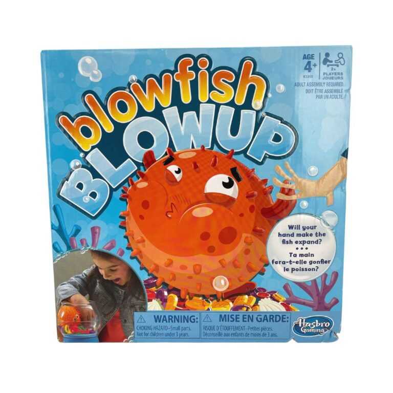 Hasbro Blowfish Blowup Board Game / 2 Players + / Ages 4 and Up ...
