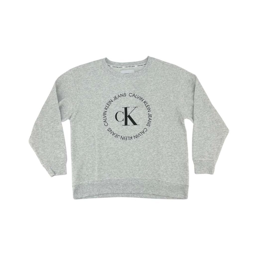 Calvin Klein Women’s Light Grey Crewneck Sweater / Various Sizes ...