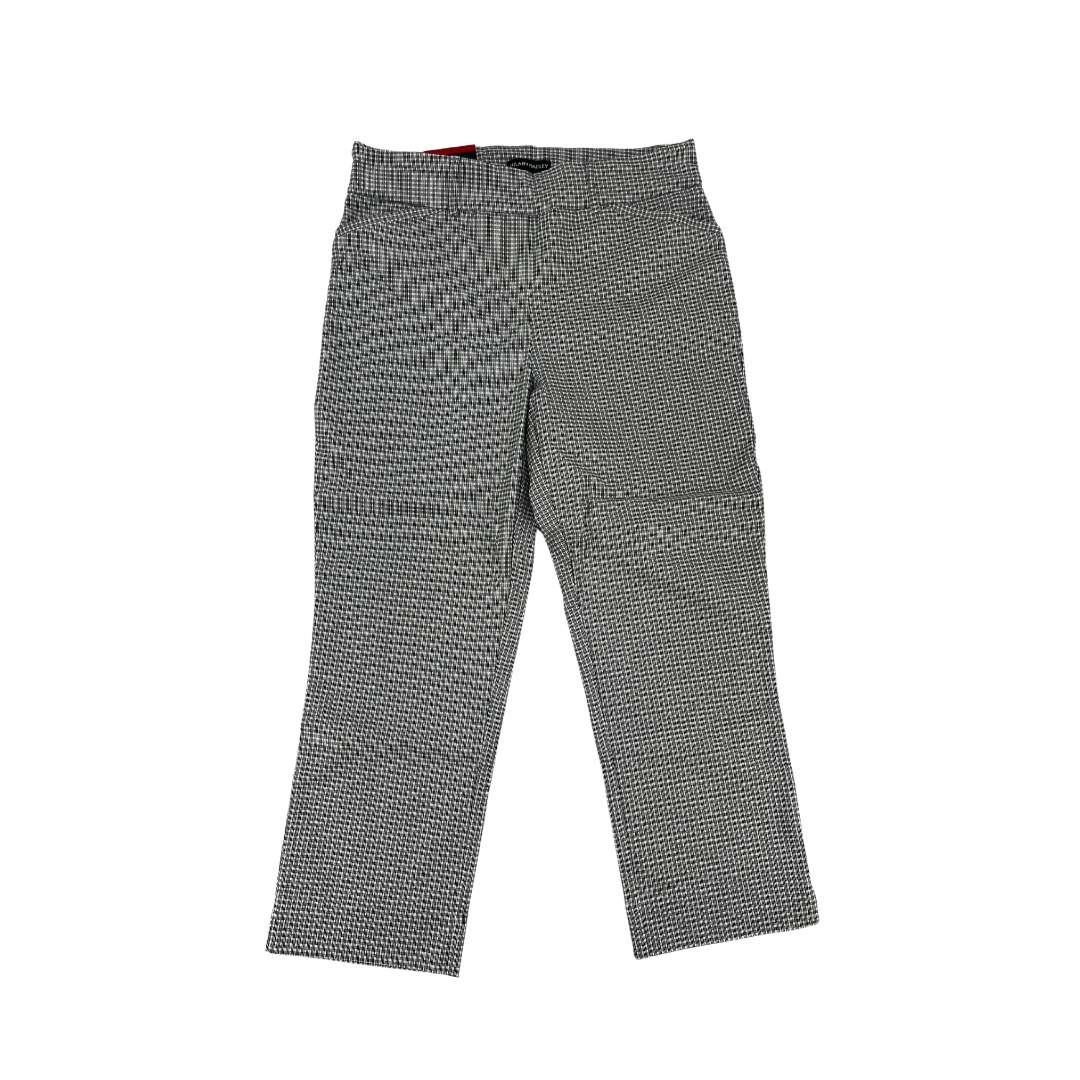 Hilary Radley Women’s Black And White Striped Capris Pants / Various ...