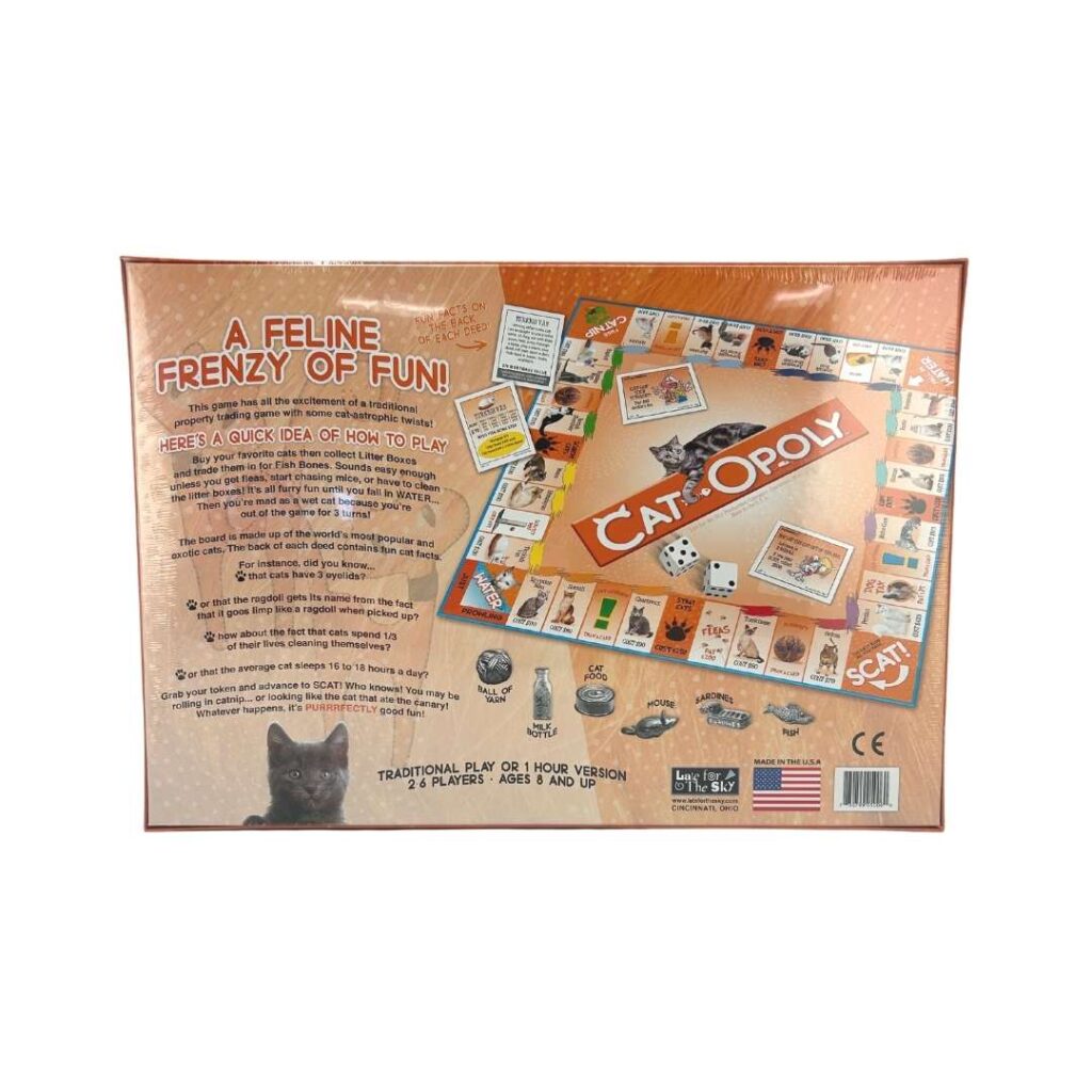 Cat-Opoly Family Board Game – CanadaWide Liquidations