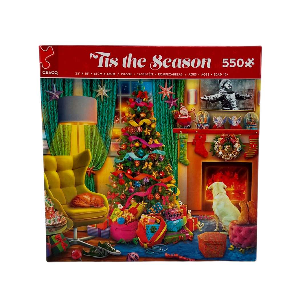 Ceaco ‘Tis the Season Cozy Christmas 550 Piece Puzzle – CanadaWide ...