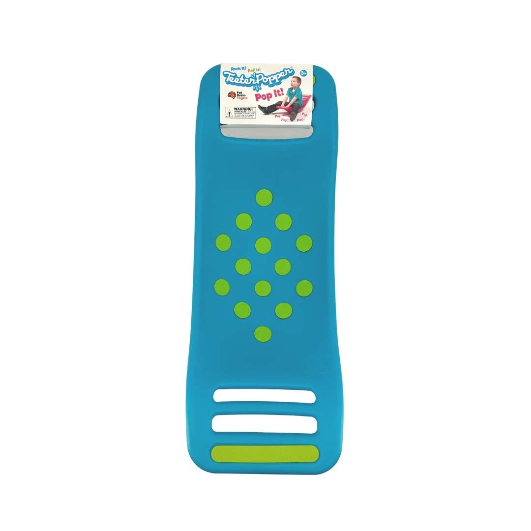 Fat Brain Toys Blue & Green Teeter Popper Sensory Seat – CanadaWide ...