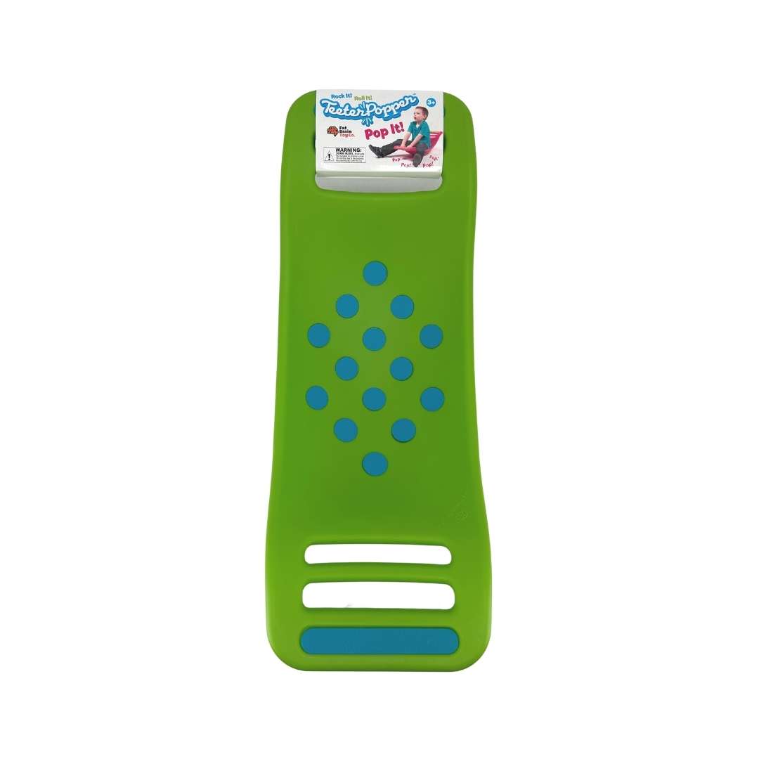 Fat Brain Toys Green & Blue Teeter Popper Sensory Seat – CanadaWide ...