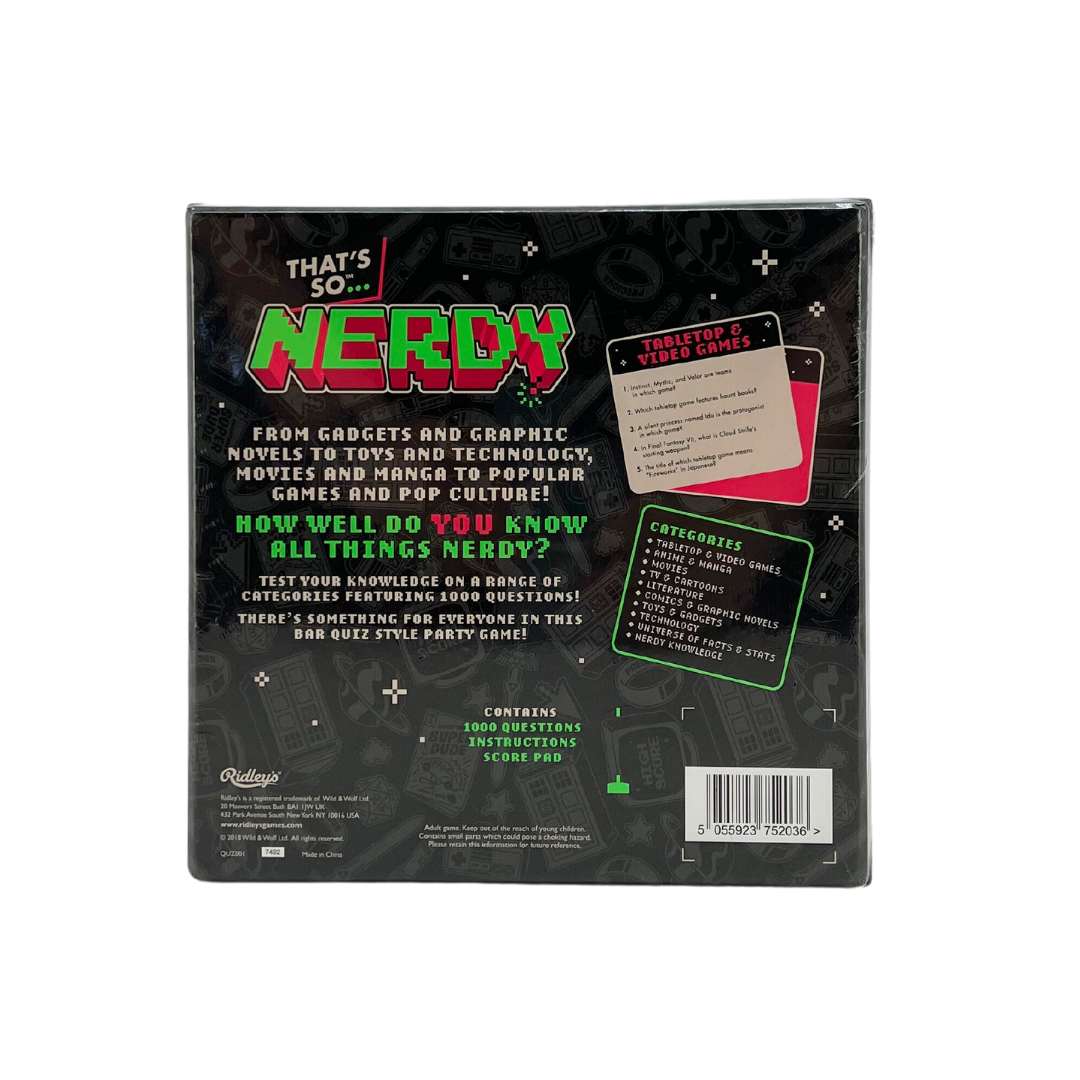 Ridley’s Games That’s So Nerdy Trivia Game – CanadaWide Liquidations