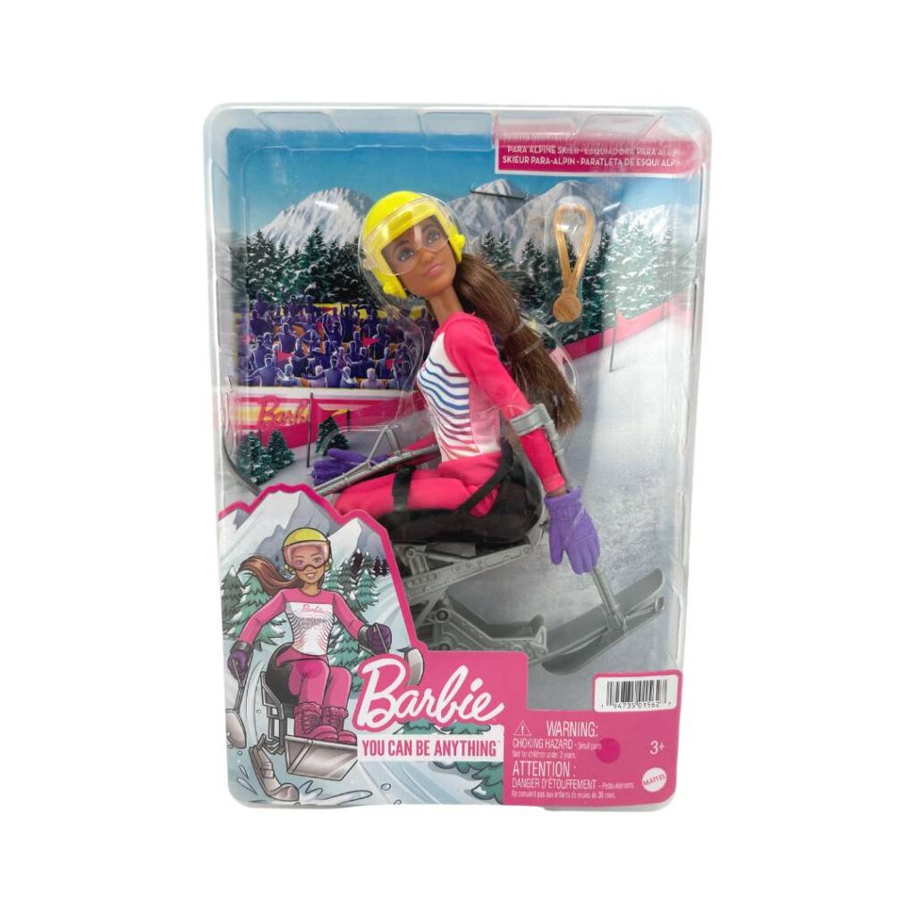 Barbie You Can Be Anything Skiing Barbie Doll / Para Alpine Skier Doll ...