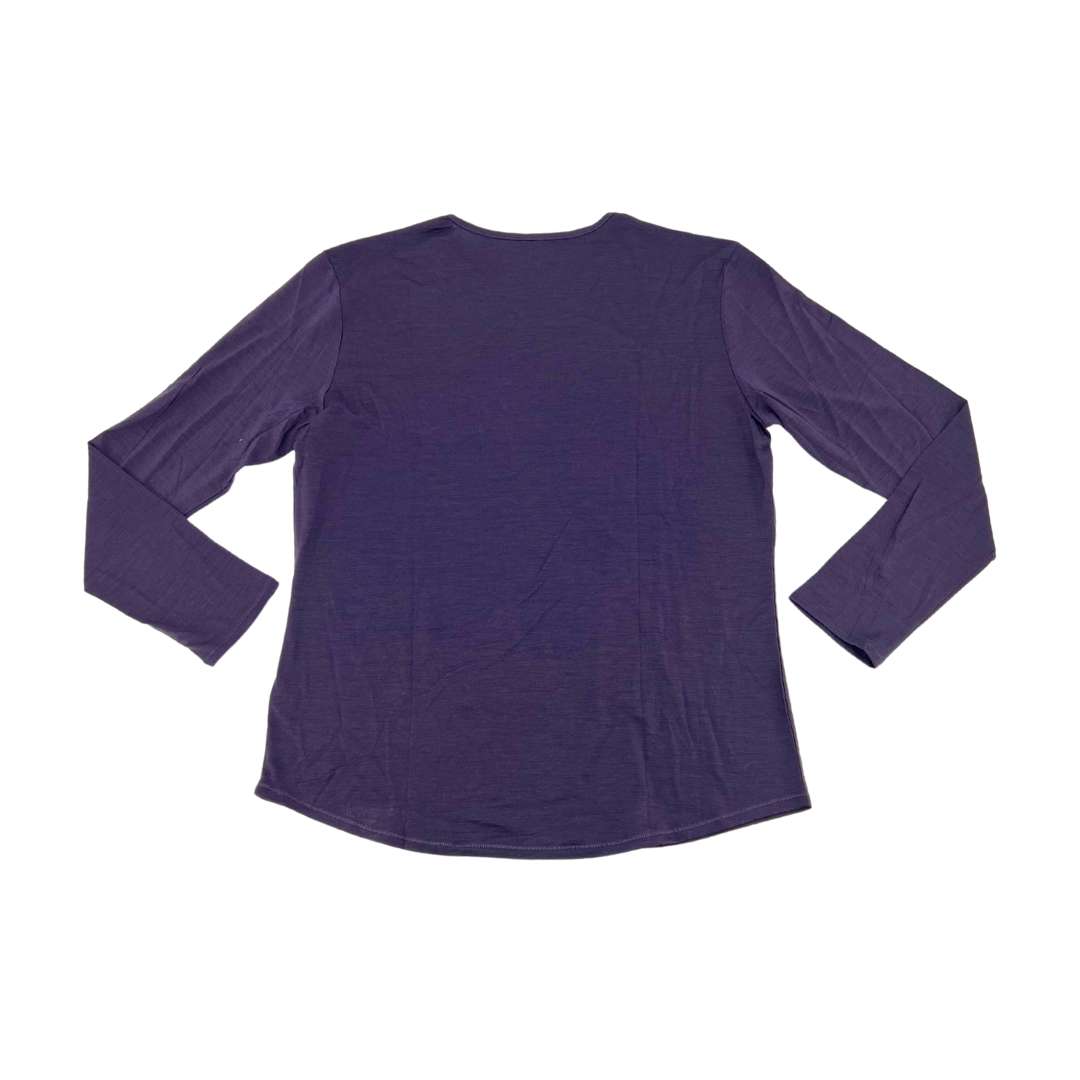 Cloudveil Women’s Purple Merino Wool Blend Long Sleeve Shirt / Various ...