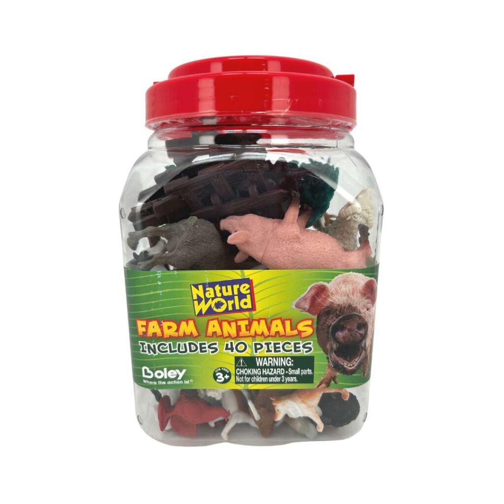 Nature World 40 Piece Farm Animal Figure Set – CanadaWide Liquidations