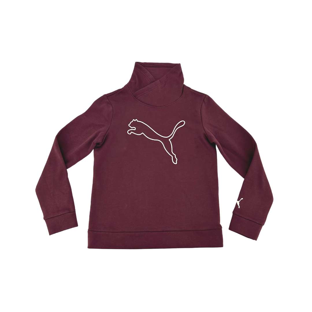 Puma Women’s Burgundy Cowl Neck Sweater / Size Small – CanadaWide ...