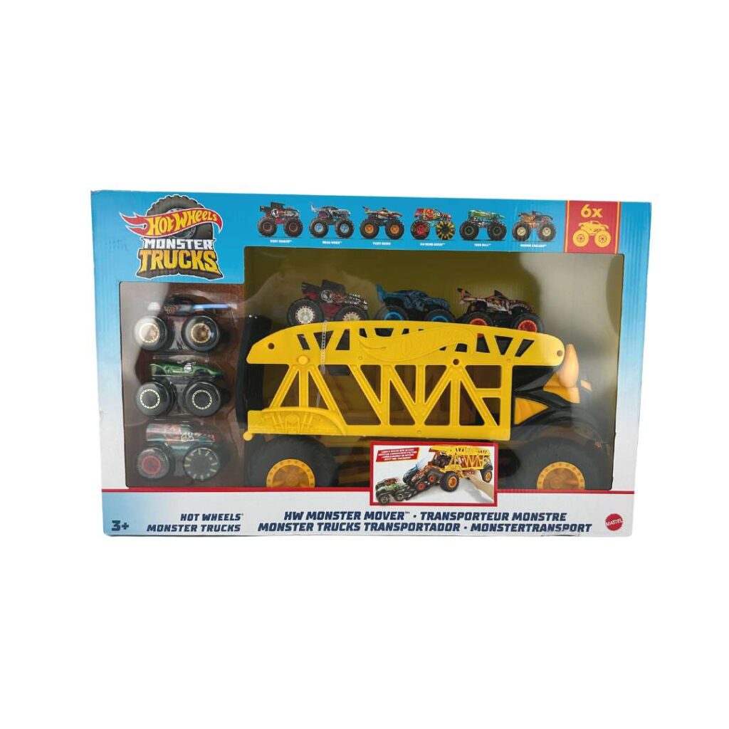 Hot Wheels Monster Trucks HW Monster Mover Monster Trucks Transporter ...