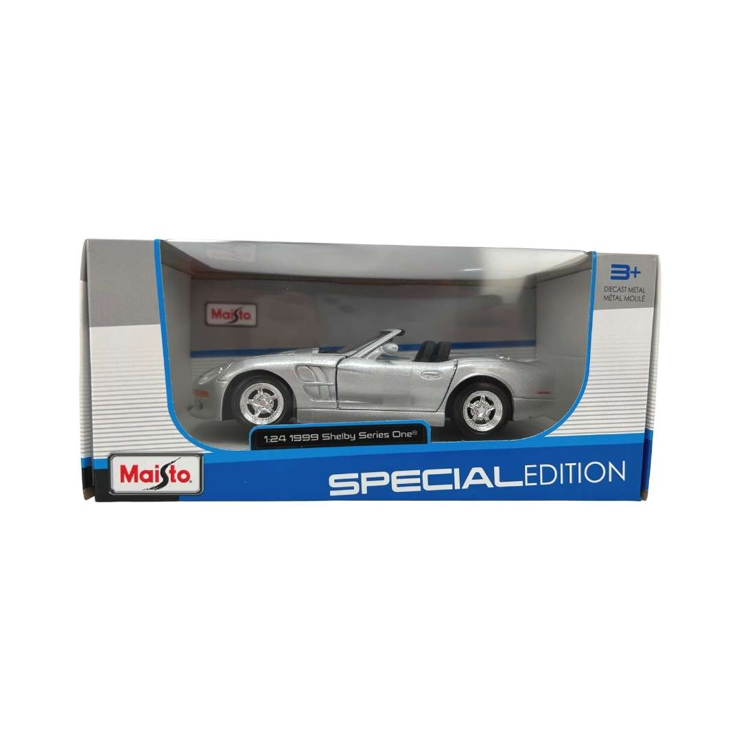 Maisto Special Edition Silver 1999 Shelby Series One Model Car / 1:24 ...
