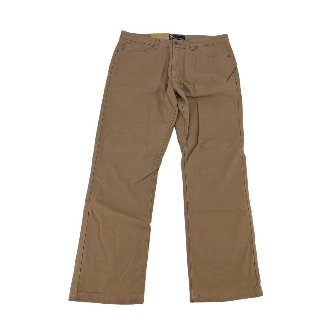 BC Clothing Men’s Light Brown Polar Lined Canvas Pant / Various Sizes ...