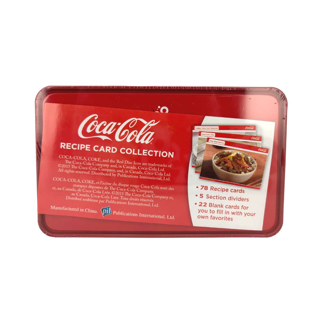 Coca-Cola Red Recipe Card Collection / Recipe Tin – CanadaWide Liquidations