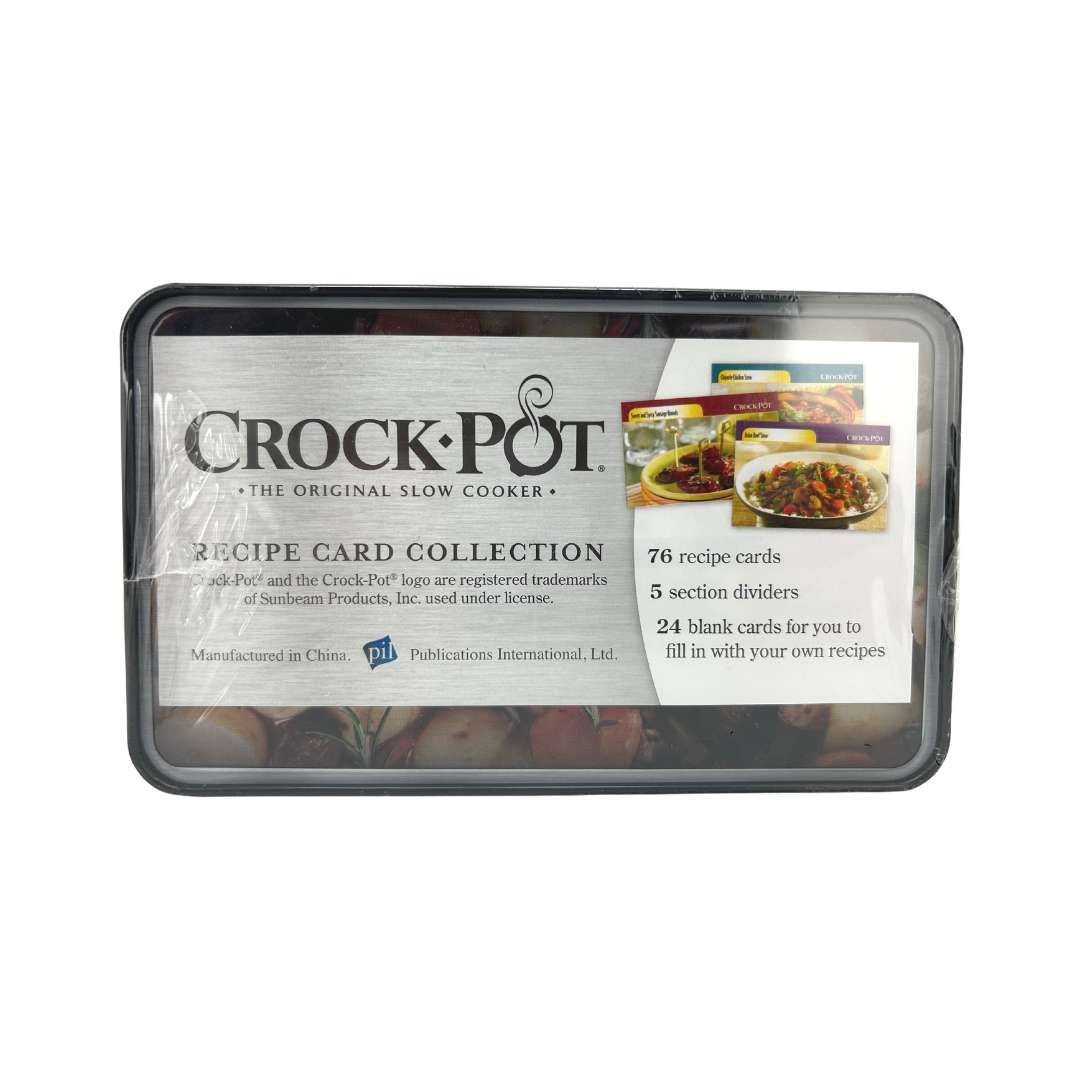 Crock Pot Grey Recipe Card Collection / Recipe Tin – CanadaWide ...