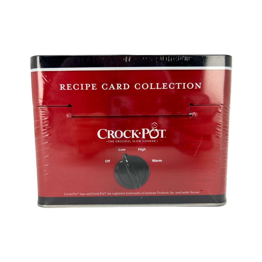 Crock Pot Red Recipe Card Collection / Recipe Tin – CanadaWide Liquidations