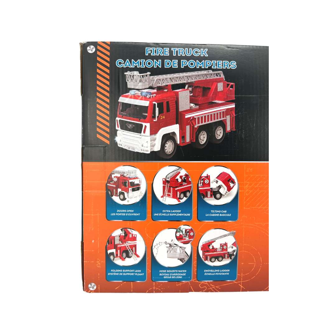 Driven Tough Rigs Fire Truck Playset / Light & Sound – CanadaWide ...