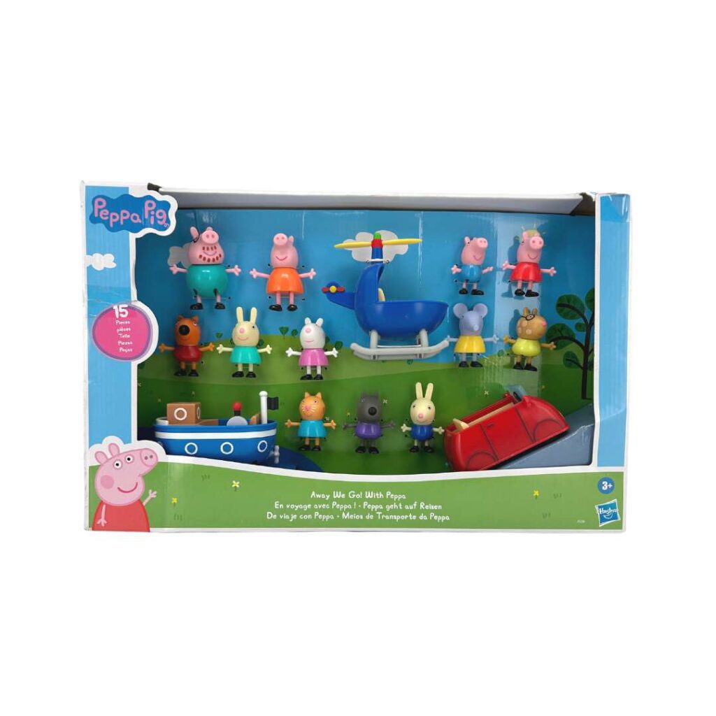 Peppa Pig Away We Go! with Peppa Playset / 15 Piece Set – CanadaWide ...