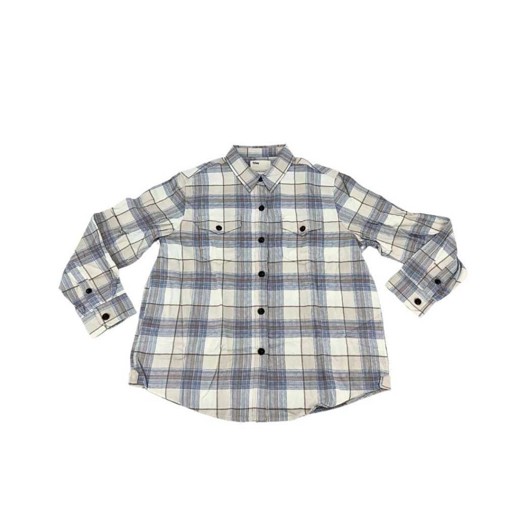 Tilley Women’s Cream, Blue & Brown Plaid Shirt / Various Sizes ...