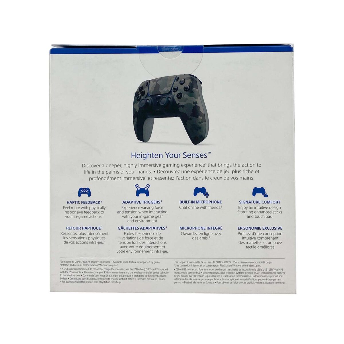 Sony PlayStation 5 Dual Sense Wireless Controller / Black & Grey Camo ...
