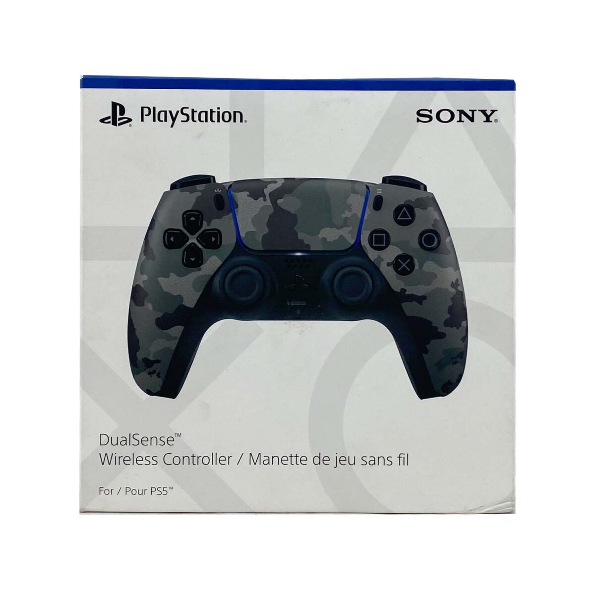 Sony PlayStation 5 Dual Sense Wireless Controller / Black & Grey Camo ...