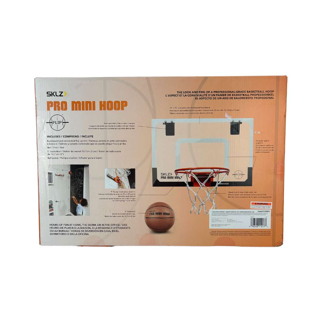 SKLZ Pro Mini Hoop Over the Door Basketball Set / Mini Basketball Net ...