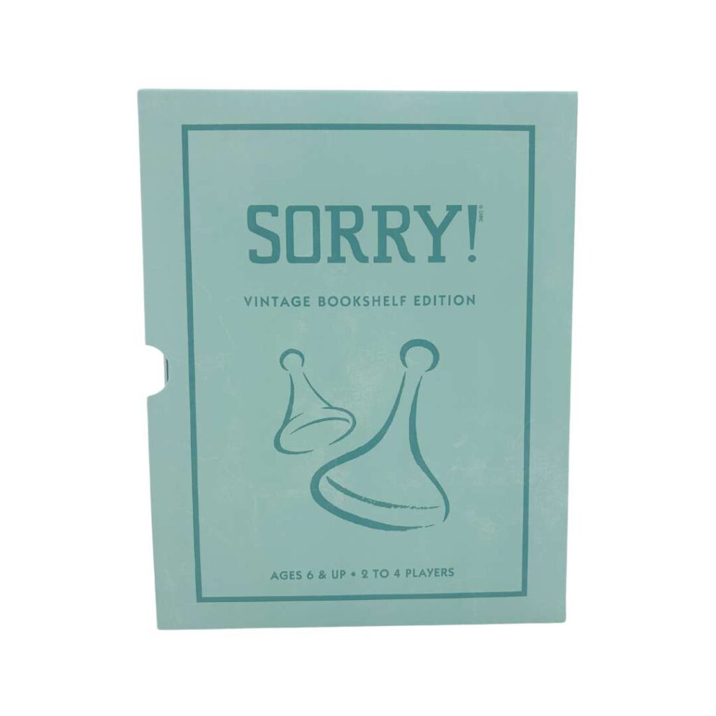 Sorry! Vintage Bookshelf Edition / Family Board Game – CanadaWide ...