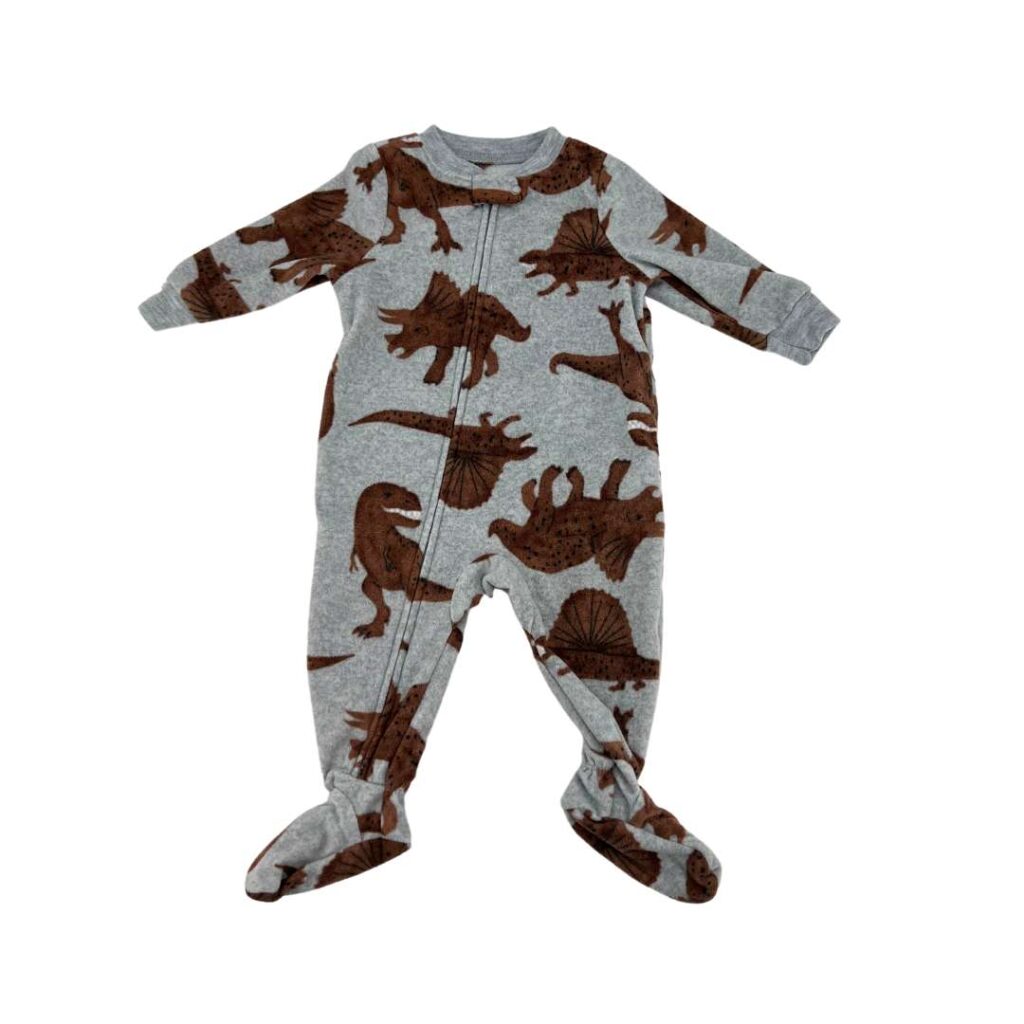 Carter’s Boy’s Grey Dinosaur One Piece Sleeper / Various Sizes ...
