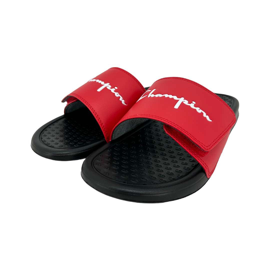 Champion Men’s Bright Red Slides / Size 10 – CanadaWide Liquidations