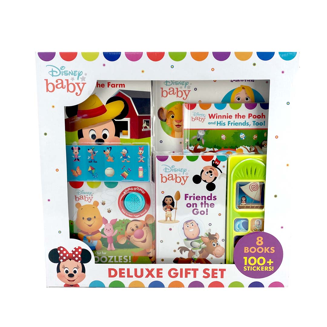 Disney Baby Deluxe Book and Sticker Gift Set / 8 Books + Over 100 ...