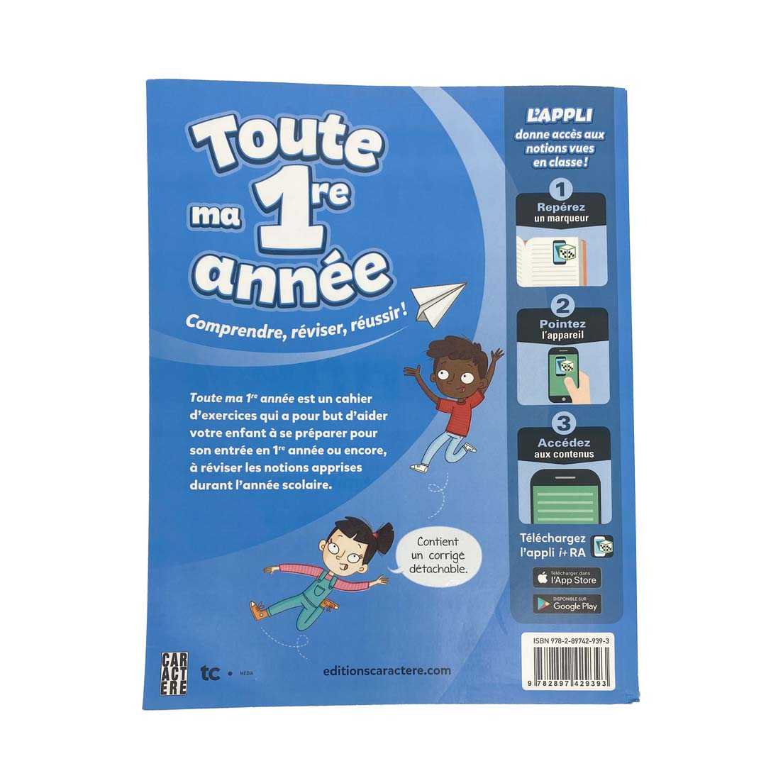 Caractere Tout Ma 1re Annee French Children’s Scholastic Workbook ...