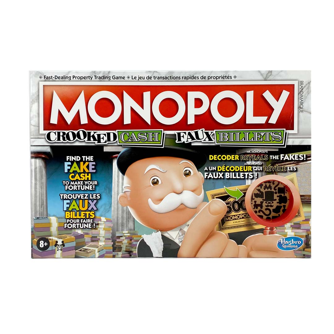 Hasbro Monopoly Crooked Cash Board Game / 2-6 Players – CanadaWide ...