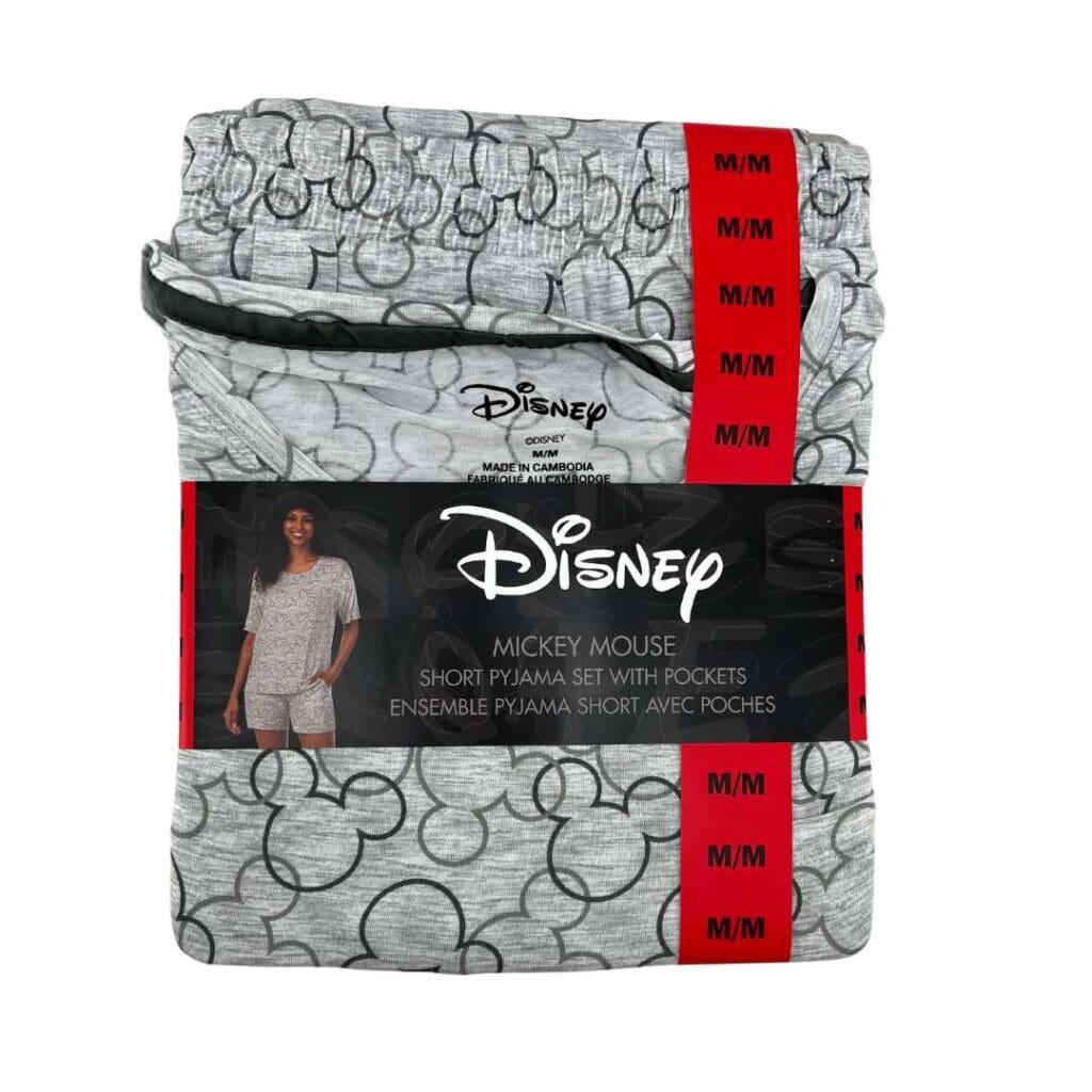 Disney Women’s Grey Mickey Mouse Pyjama Set / Various Sizes ...