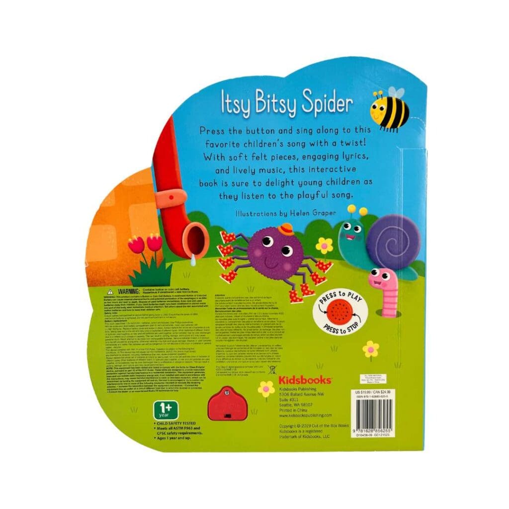 Kidsbooks Sing-Along Board Books / Itsy Bitsy Spider – CanadaWide ...