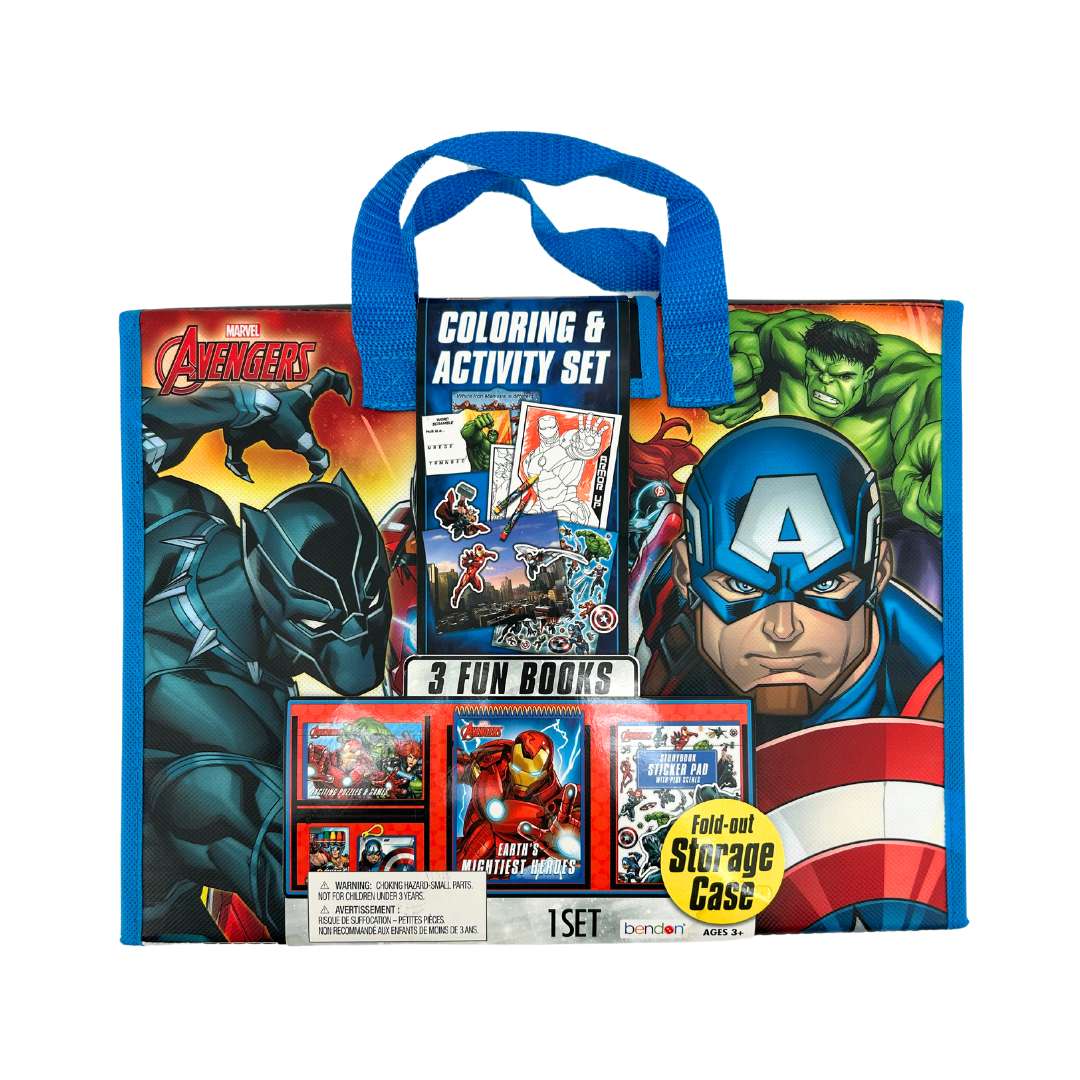Marvel Avengers Colouring & Activity Set / 3 Fun Books – CanadaWide ...