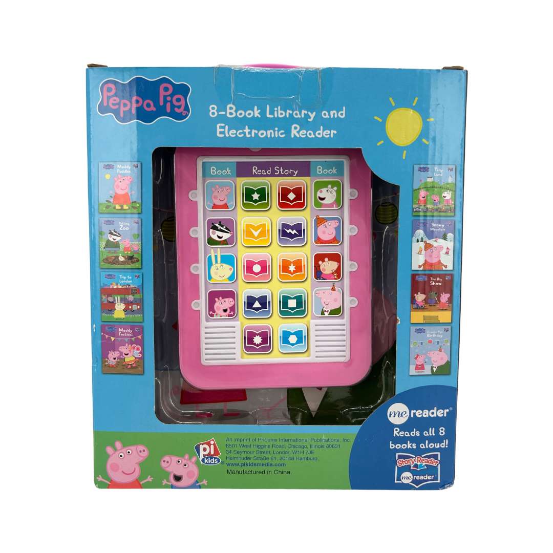Peppa Pig 8 Book Library and Electronic Reader / Early Learning ...