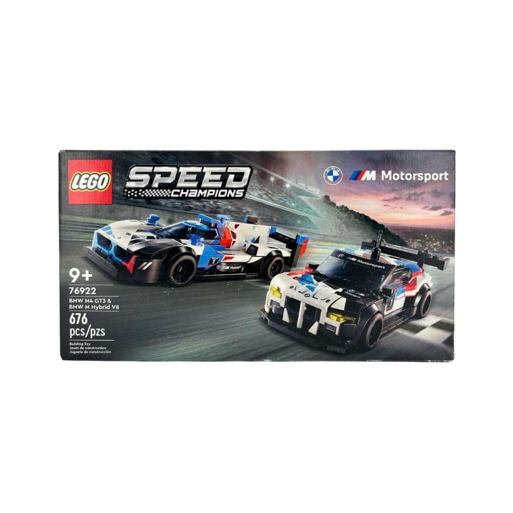 LEGO Speed Champions BMW M4 GT3 & BMW M Hybrid V8 Building Set / 76922 ...