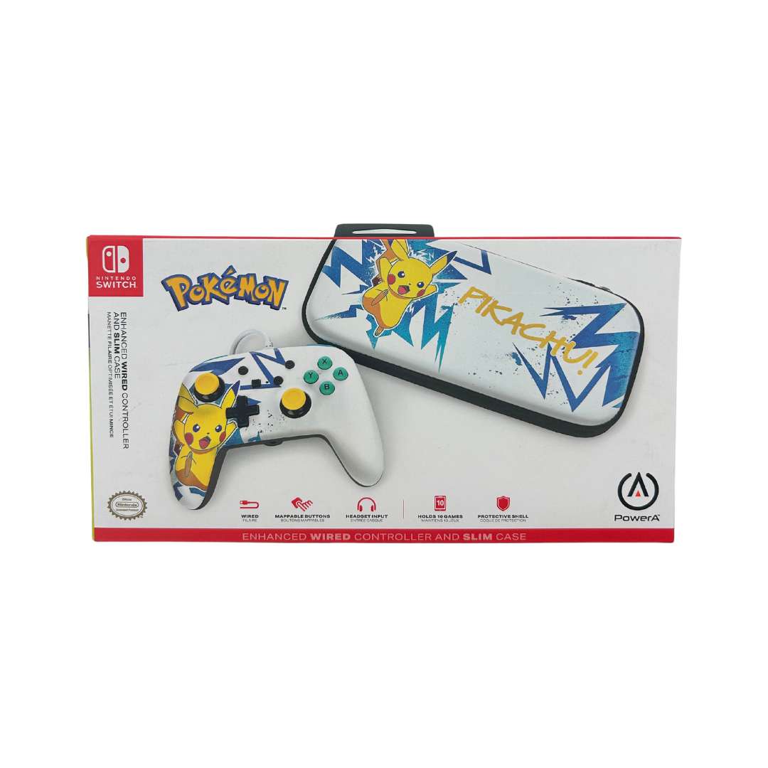 Nintendo Switch Enhanced Wired Controller and Slim Case / Pokémon ...