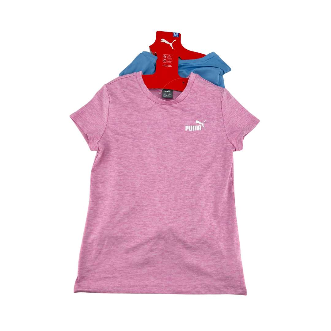 Puma Girl’s Blue & Pink 2 Piece T-Shirt Set / Large – CanadaWide ...