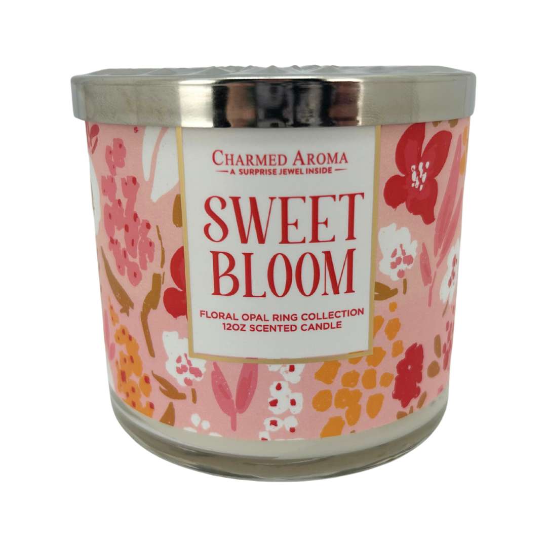 Charmed Aroma “Sweet Bloom” 2-Wick Candle / Opal Ring Collection – CanadaWide Liquidations