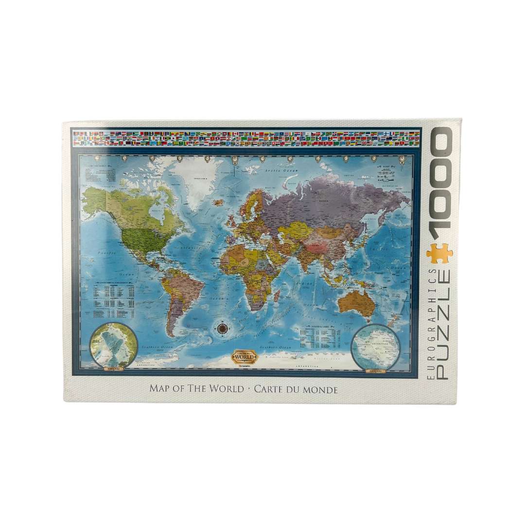 Eurographics “Map of the World” Jigsaw Puzzle / 1000 Pieces ...