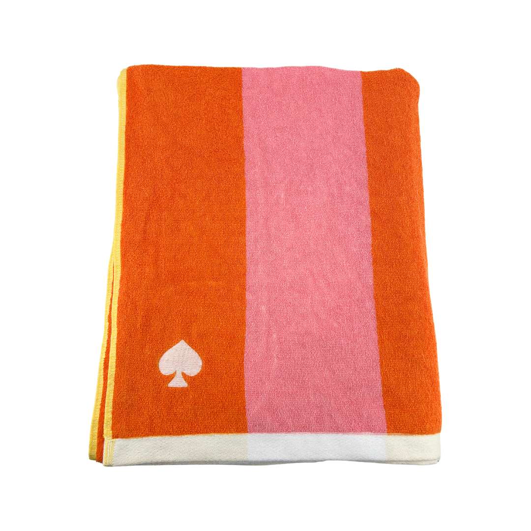 Kate Spade Reversible Beach Towel: Orange & Yellow / 40″ x 72 ...