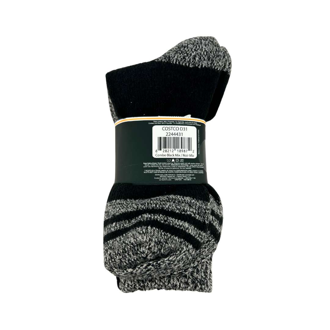Roots Women’s Black & White Cozy Socks / 6 Pairs – CanadaWide Liquidations