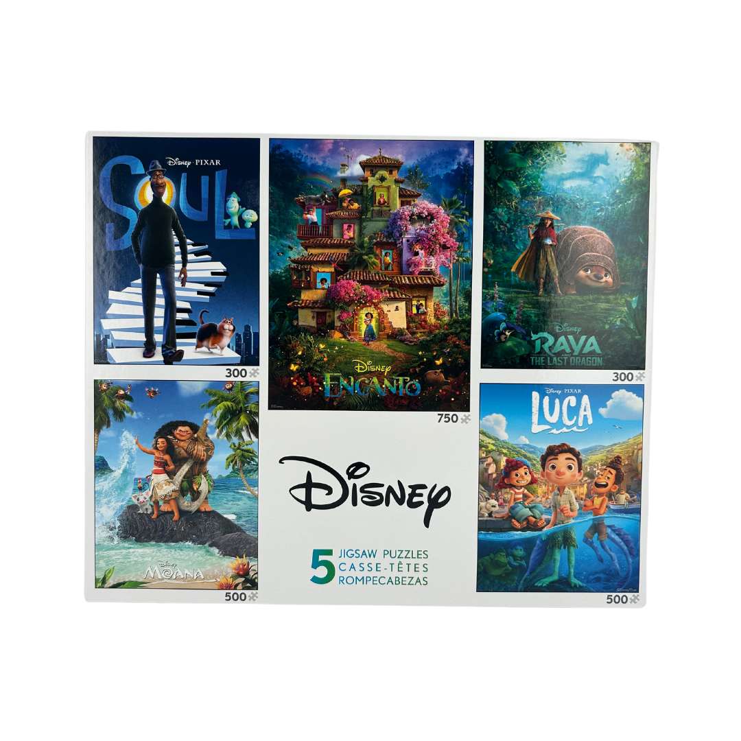 Ceaco Disney Movie Poster Puzzle Pack / 5-in-1 Puzzle Set – CanadaWide ...