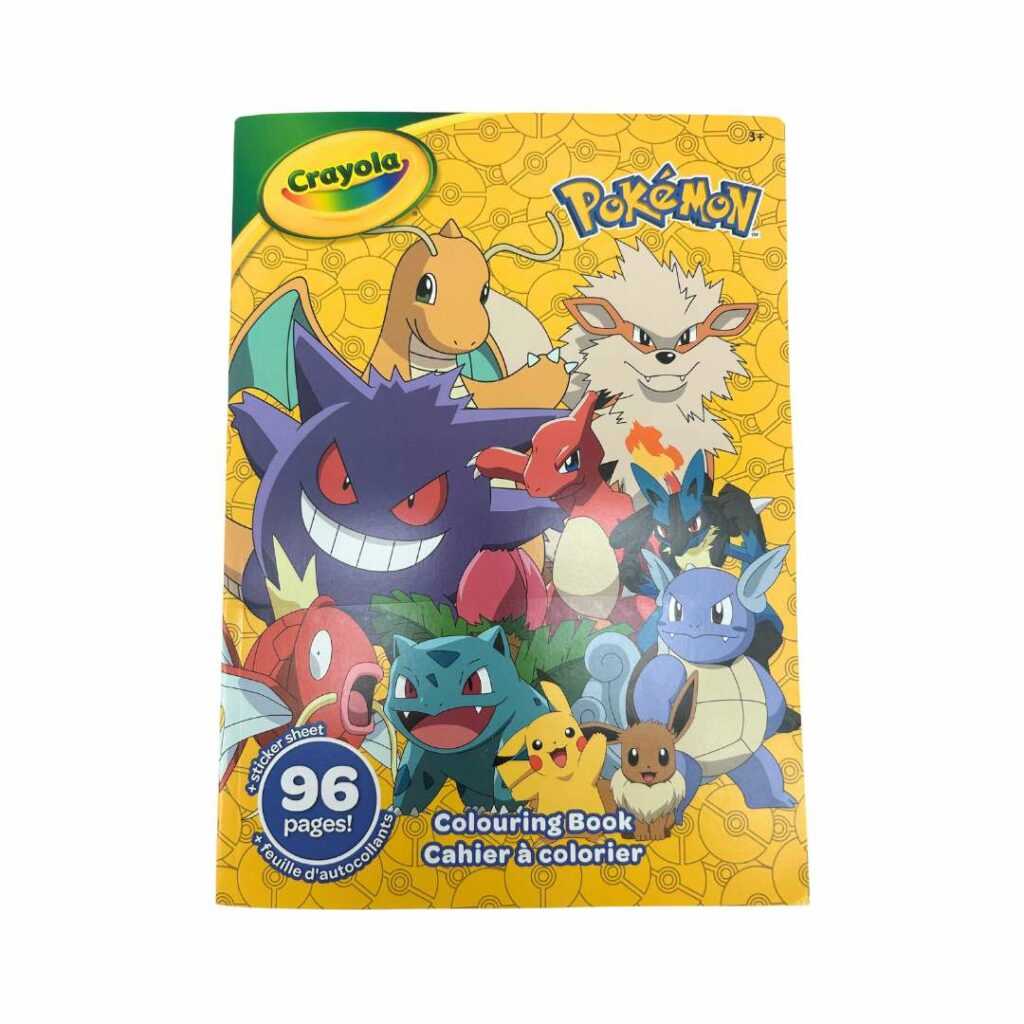 Crayola Pokémon Colouring Book / 96 Pages – CanadaWide Liquidations
