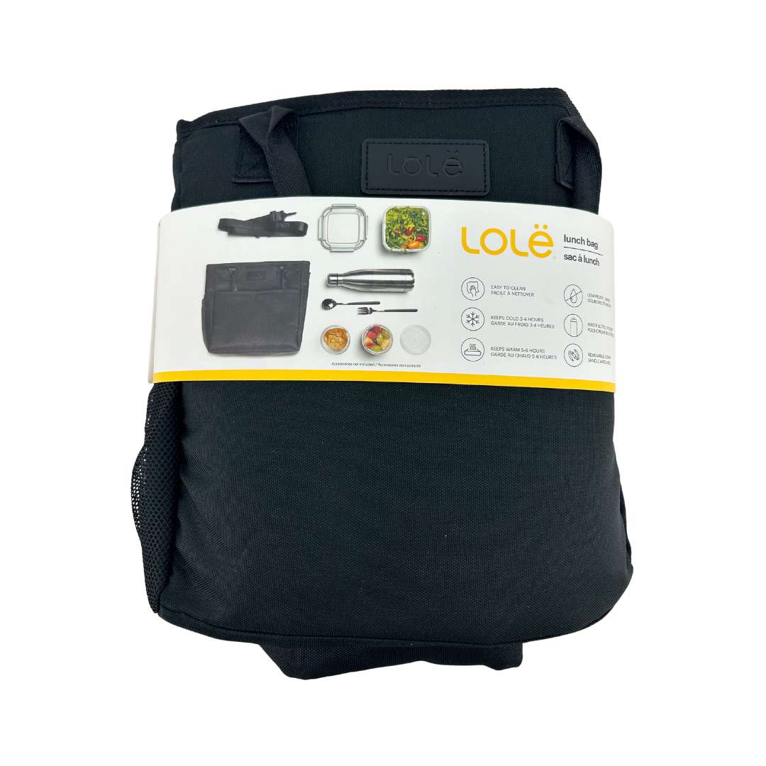 Lolë Black Lunch Bag – CanadaWide Liquidations