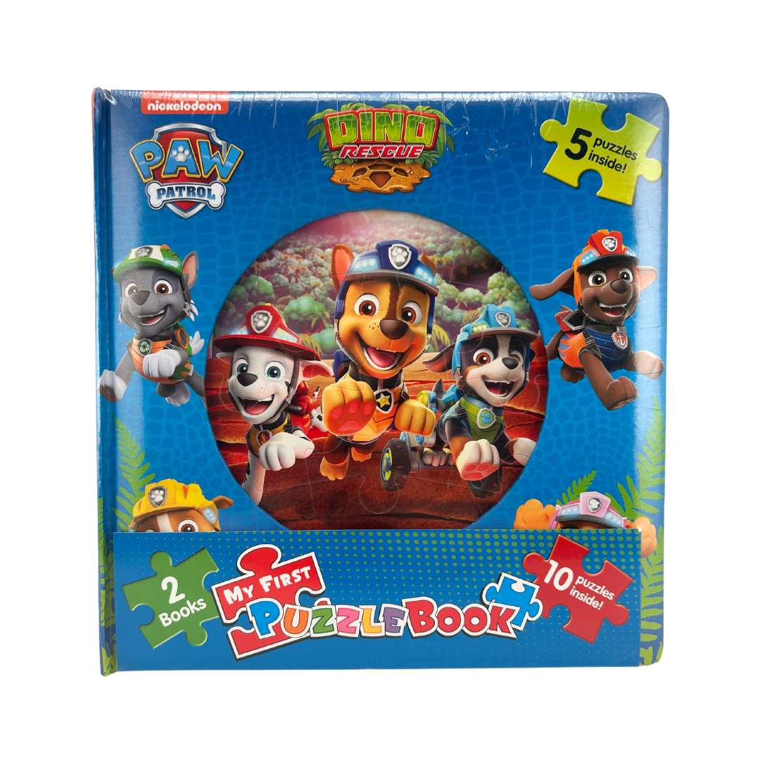 My First Puzzle Book: 2 Pack / Paw Patrol & Jurassic World Jigsaw ...