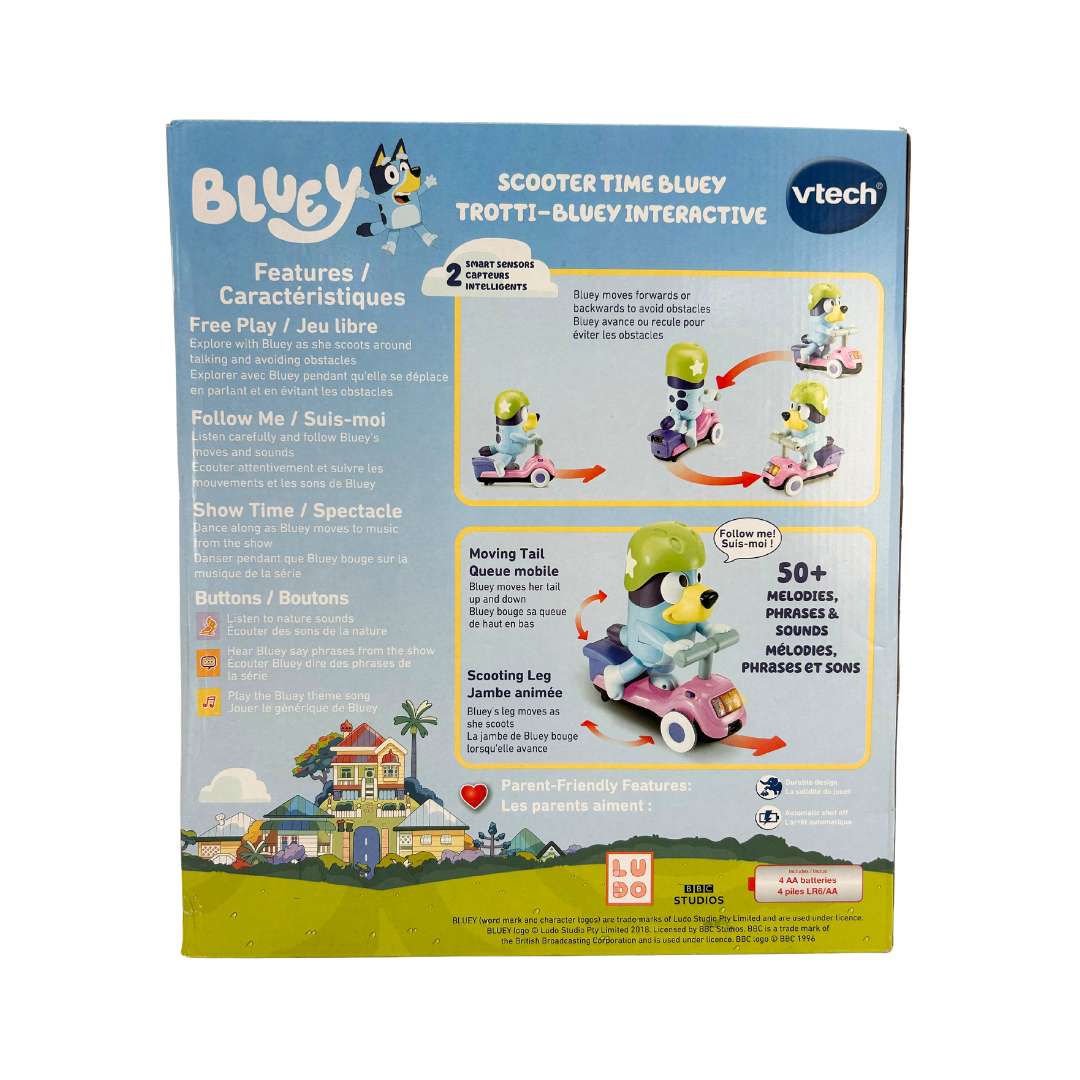 Vtech Scooter Time Bluey Interactive Toy / English Version – CanadaWide ...